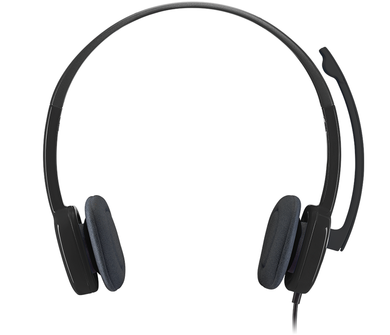 Logitech H151 Single Pin Stereo Headset (981-000587) - Headphones ...