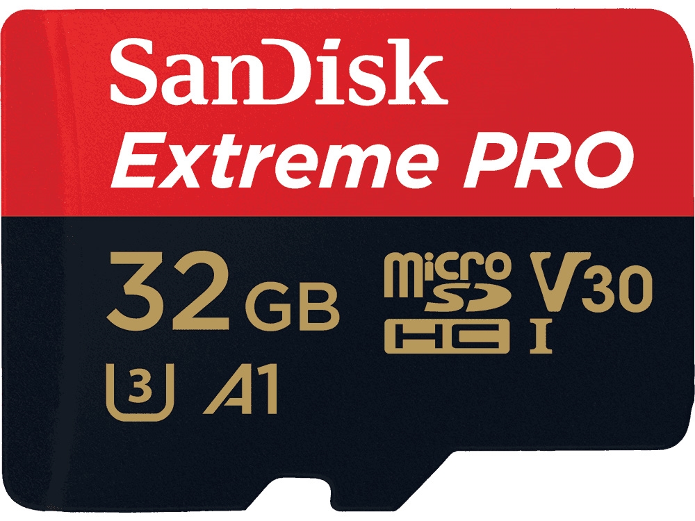 SanDisk 32GB Extreme Pro MicroSDHC UHS-I Memory Card | Sandisk | Flash ...
