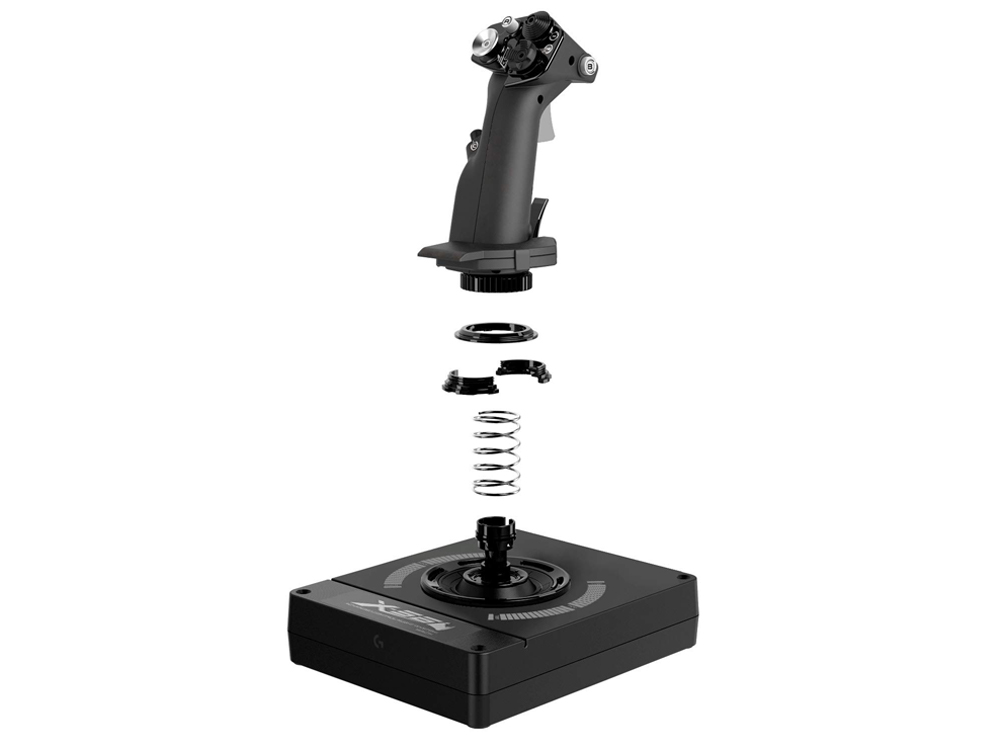 Logitech X56 VR Simulator Compatible HOTAS Joystick - Logitech Gaming ...