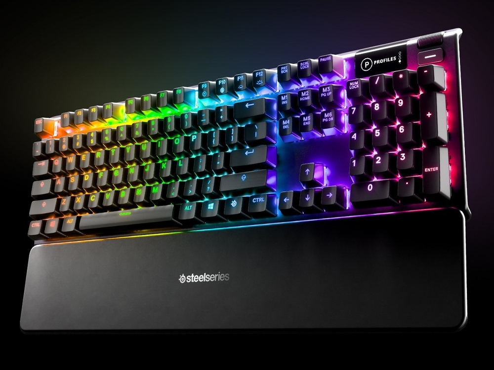 SteelSeries APEX 5 Hybrid Mechanical Gaming Keyboard (64532) - High ...