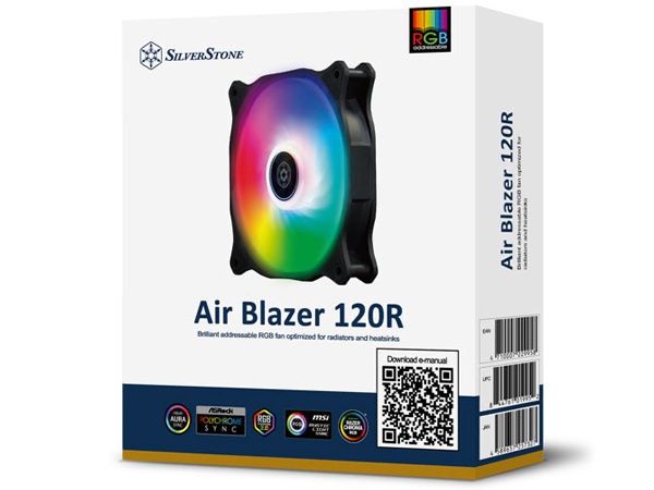 SilverStone Air Blazer 120R 120mm Addressable RGB PWM Fan - SST-AB120R ...