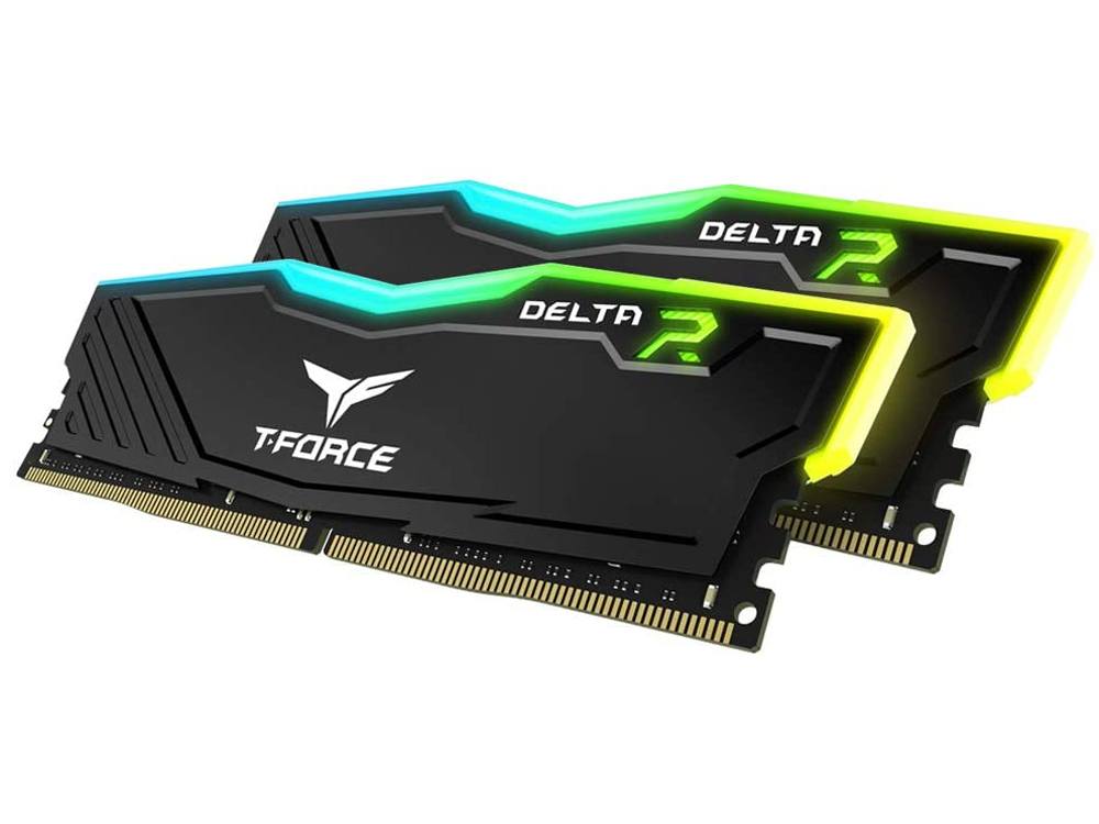 Team T-FORCE Delta RGB 32GB (2x16GB) DDR4 3600MHz 1.35V RAM - Black ...