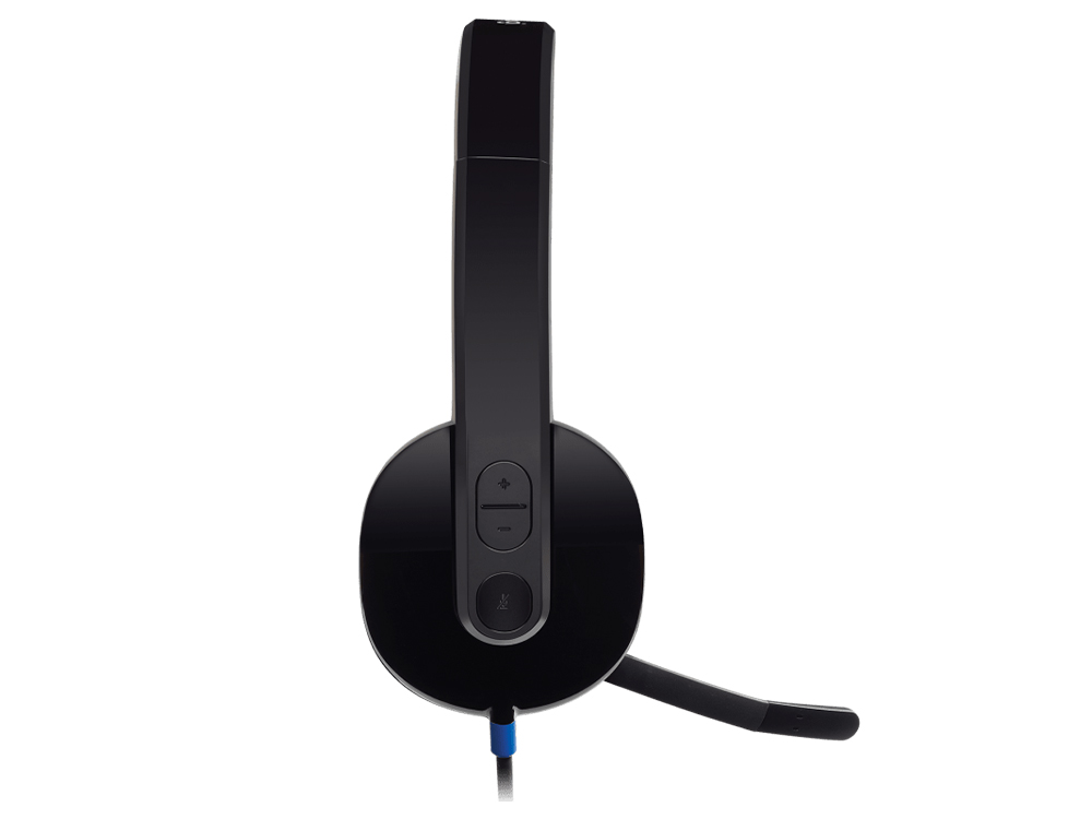 Logitech H540 USB Headset with Noise Canceling Mic - Black (981-000482 ...