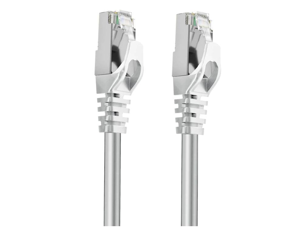 Cruxtec 2m CAT7 10GbE SF/FTP Triple Shielding Ethernet Cable - Ivory ...