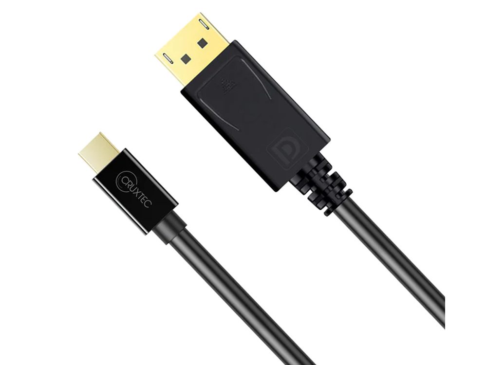 Cruxtec 1m Mini DisplayPort to DisplayPort Cable 8k/60Hz 4K/120Hz ...