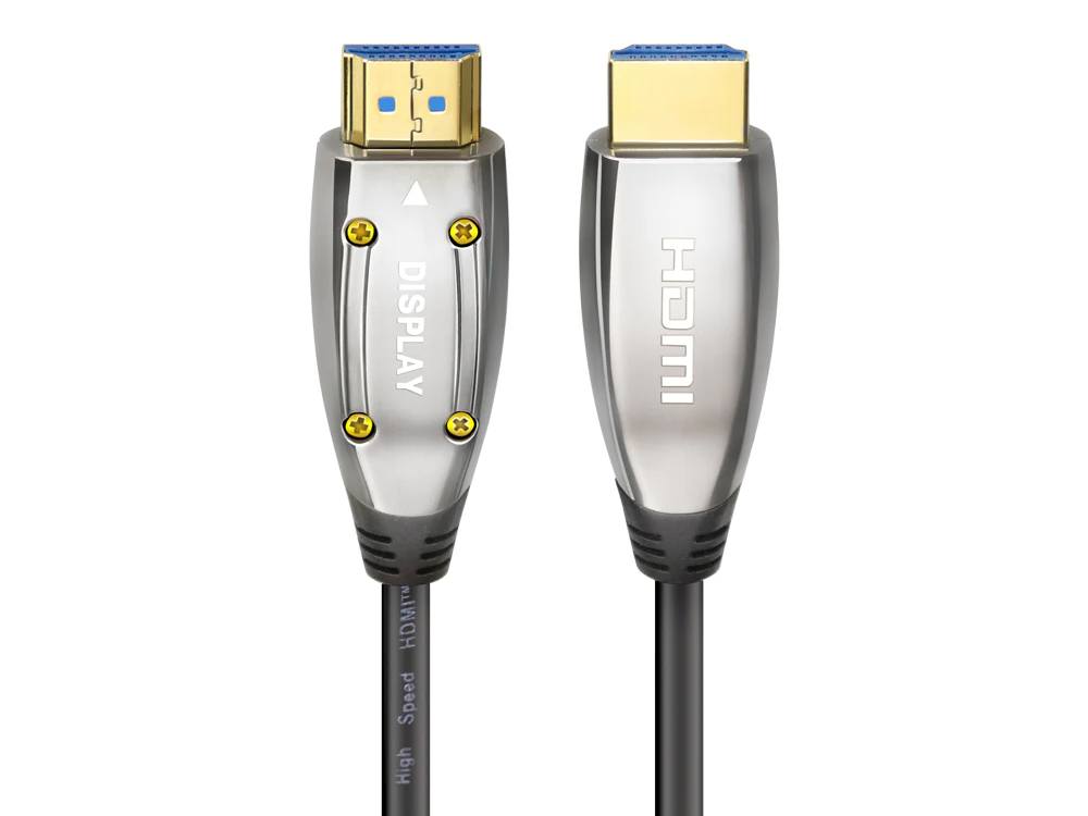 Cruxtec 50m HDMI 2.1 8K Ultra-HD Active Optical Fiber Cable 48Gbps ...