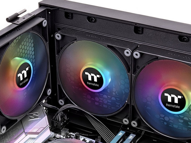 Thermaltake CT120 ARGB Sync PC Cooling Fan (2-Fan Pack) - Black | Case ...