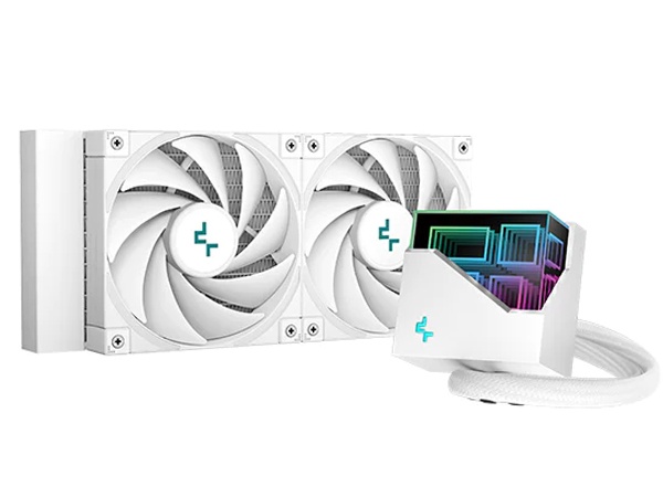 DEEPCOOL LT720 WH CPU Water Cooler 360mm AIO Dual-Chamber, 04/08/2024