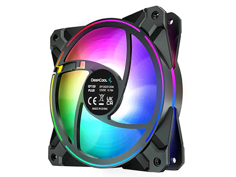 DeepCool CF120 PLUS 3-in-1 ARGB LED - Black (3-Pack) | Deepcool Case ...