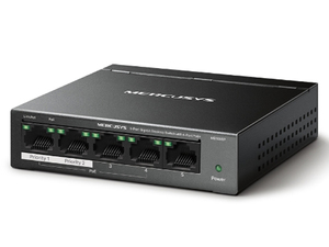 Mercusys MS105GP 5-Port Gigabit Desktop Switch with 4-Port PoE+ | Hubs ...