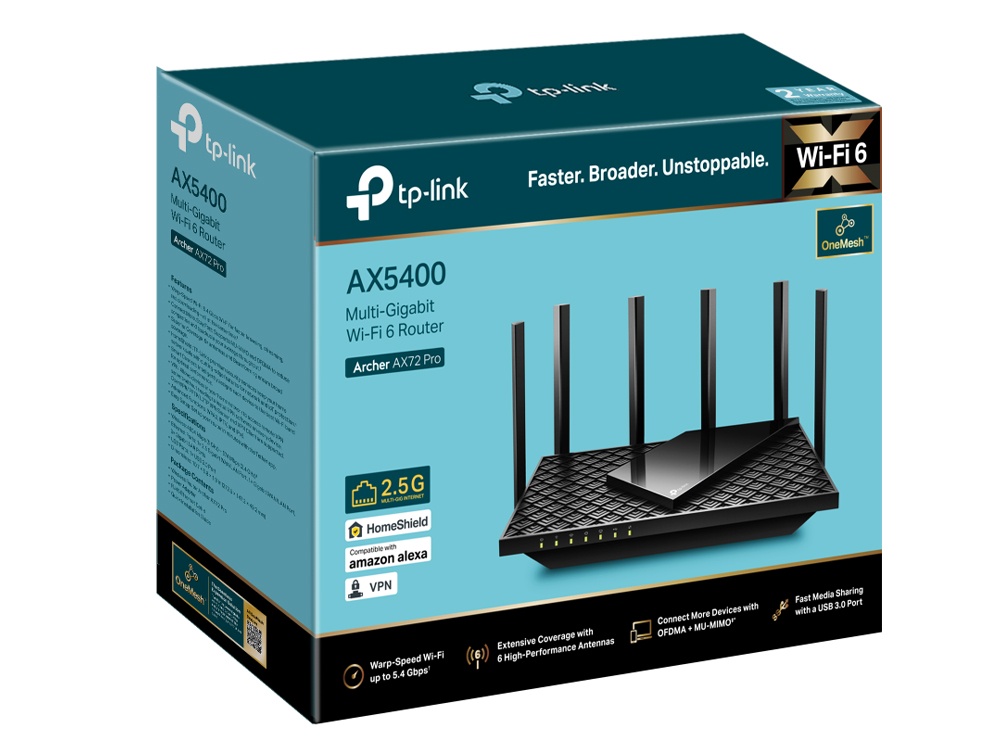 TP-Link Archer AX72 Pro AX5400 Multi-Gigabit WiFi 6 Router - Modems & Routers | TP-Link