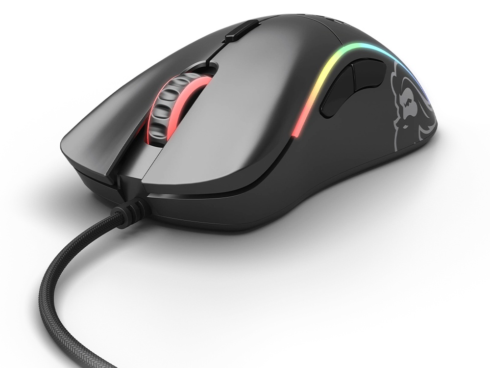 Glorious Model D Full Size Ergonomic RGB Gaming Mouse - Black ...