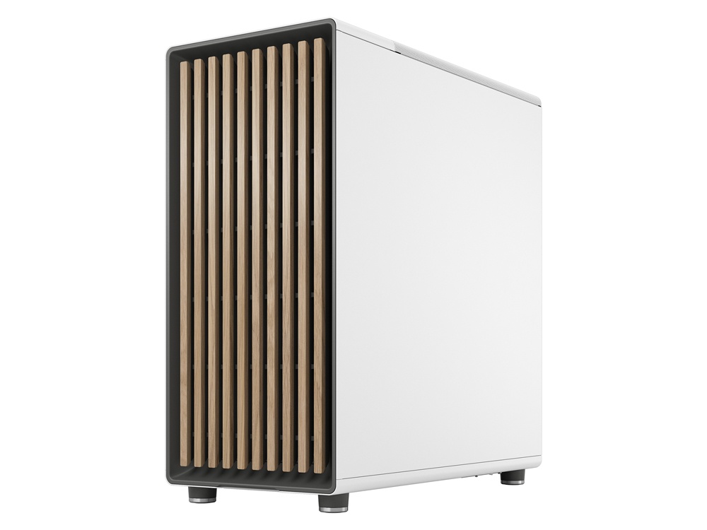 Fractal Design North Mid-Tower Case - Chalk White TG Clear | FD-C-NOR1C ...