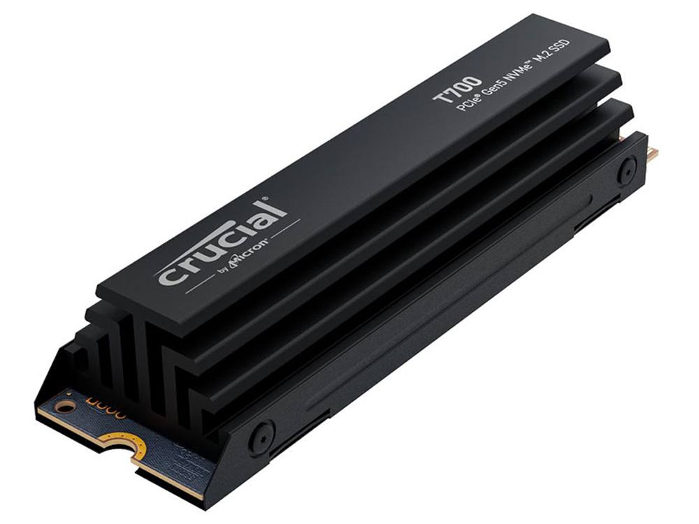 Crucial T700 4TB PCIe Gen5 NVMe M.2 SSD with Heatsink - Fast Delivery ...