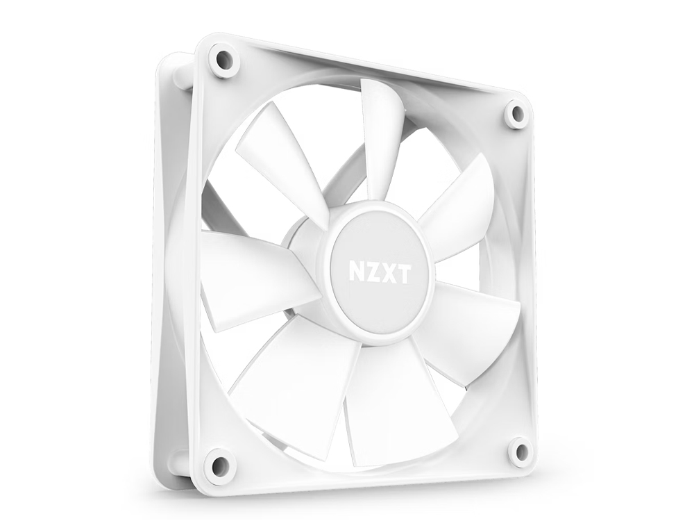 NZXT F140 RGB Core 140mm RGB Fans with Controller - White (2-Pack ...