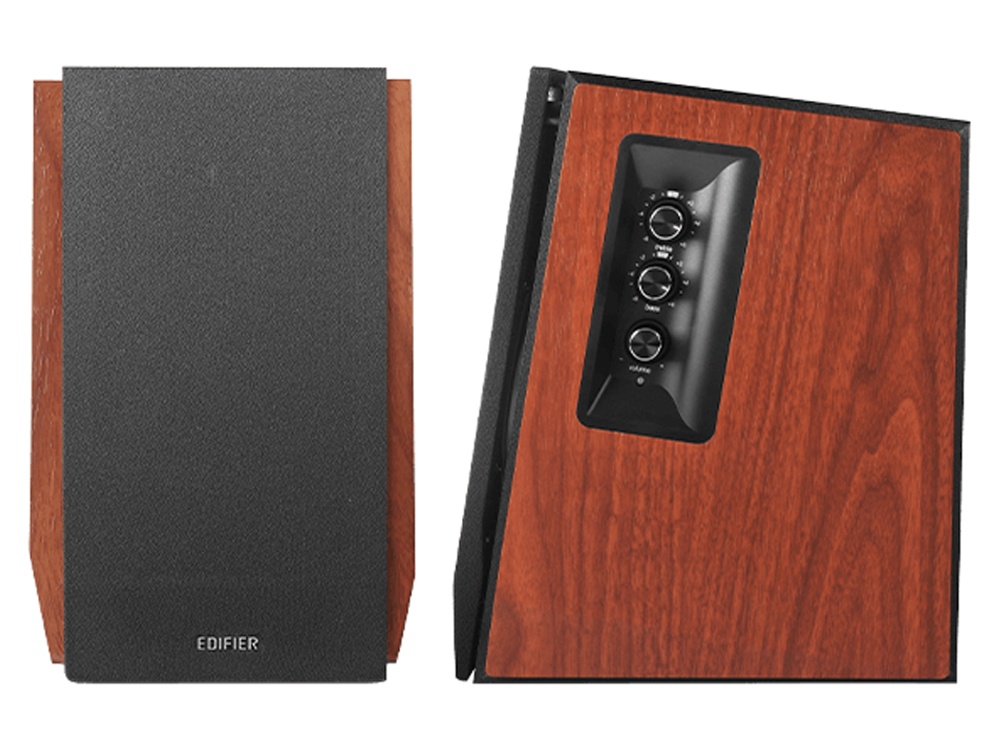 Edifier R1700BTs Bluetooth 66W RMS Bookshelf Speakers - Brown | Fast ...
