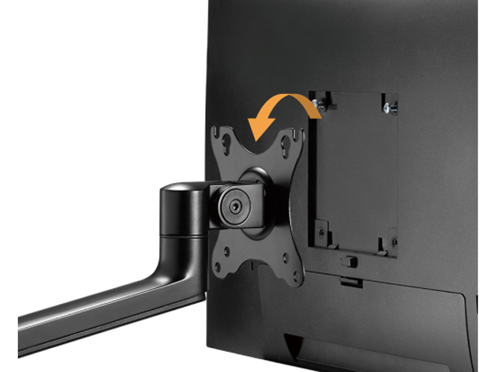 Brateck Premium Aluminum Articulating Dual Monitor Arm - Black ...