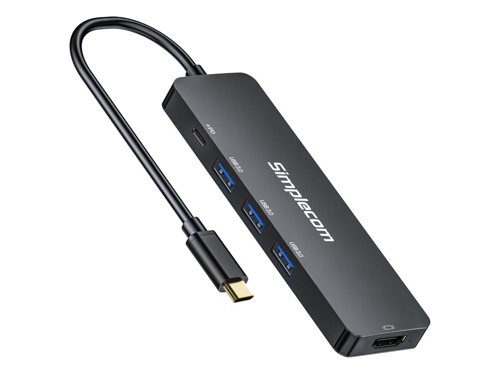 Simplecom CH545 USB-C 5-in-1 Multiport Adapter Docking Station | Fast ...