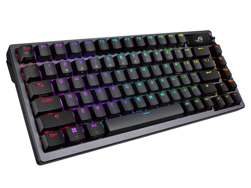 Asus ROG Azoth RGB Wireless Clicky Storm Switch Gaming Keyboard - Black ...