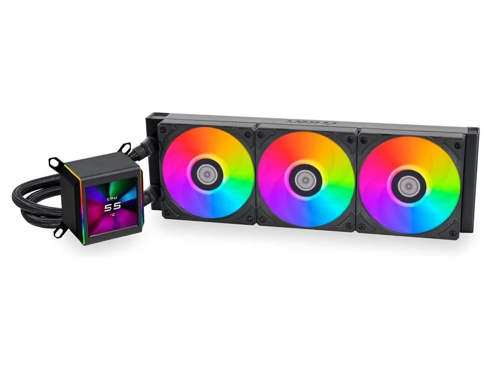 Lian Li Galahad II LCD 360 RGB 360mm AIO Liquid CPU Cooler - Black ...