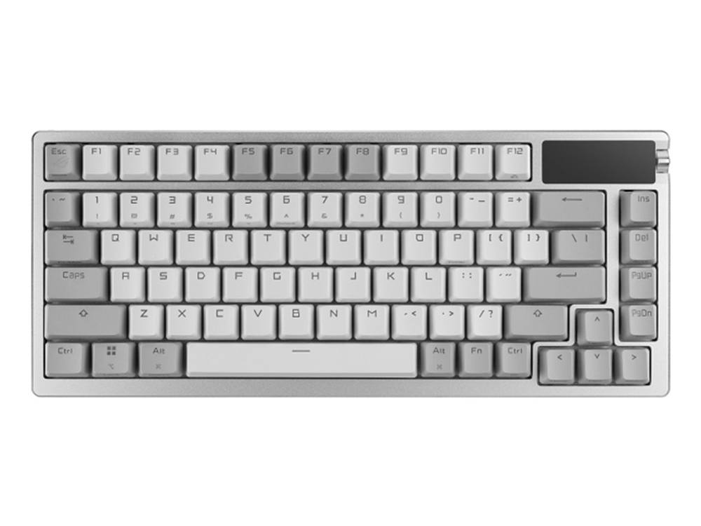 Asus ROG Azoth Wireless Snow Switch Gaming Keyboard - Moonlight White ...
