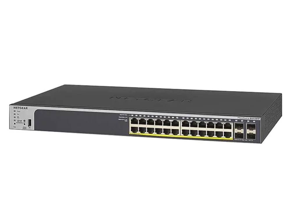 Netgear GS728TP ProSAFE 28-Port Gigabit Smart Switch with PoE ...