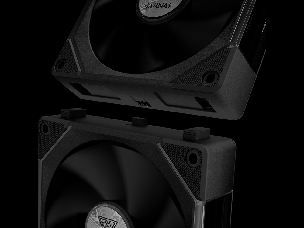Gamdias AEOLUS P2-1203 120mm ARGB Swappable Fan (3-Pack) | Case Fans ...