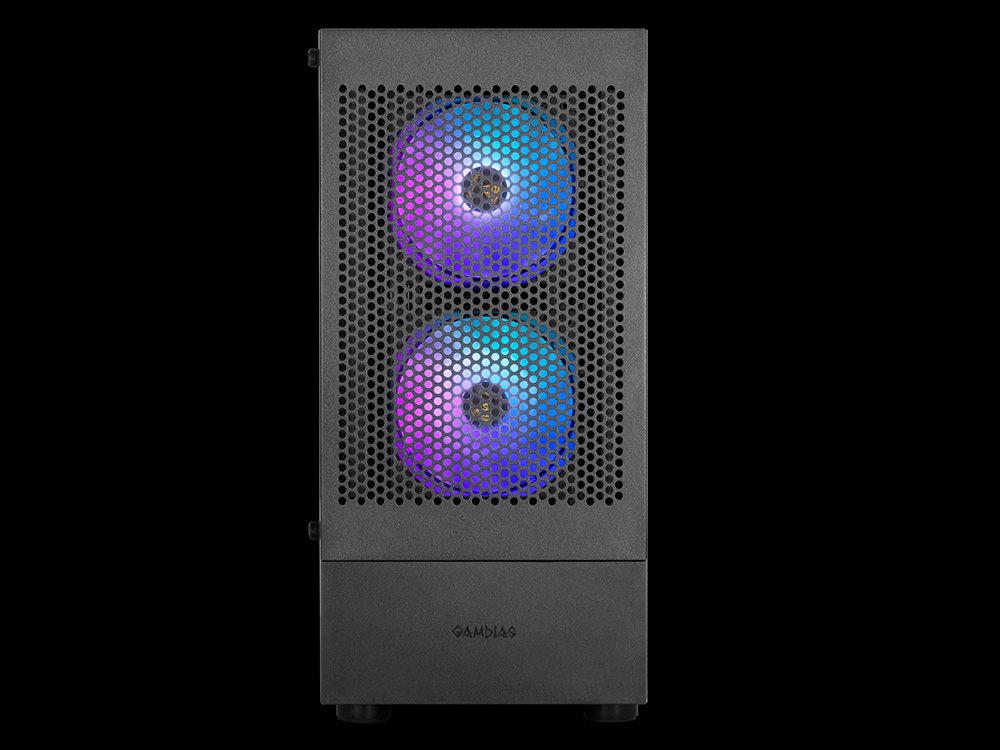 Gamdias Talos E3 Mesh Mid-Tower Case - Black with 3x ARGB Fans | Fast ...