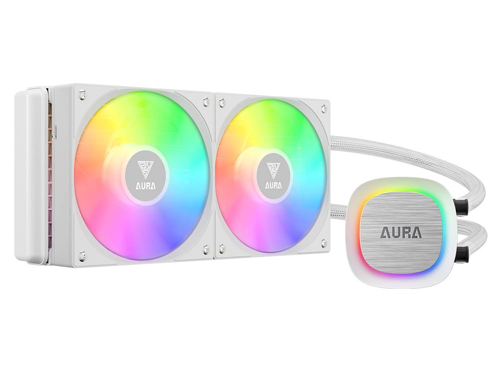 Gamdias AURA GL240 V2 240mm Liquid CPU Cooler - White | CPU Coolers