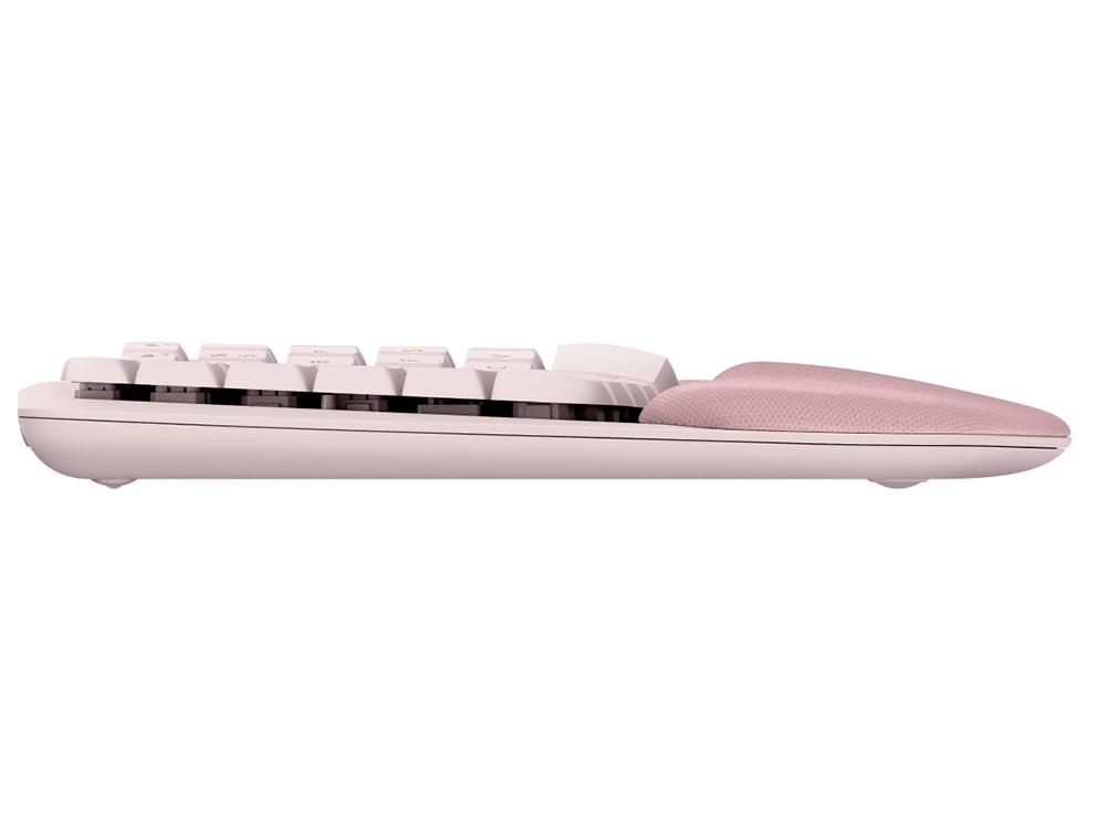 Logitech Wave Keys Wireless Ergonomic Keyboard - Rose | Keyboards ...