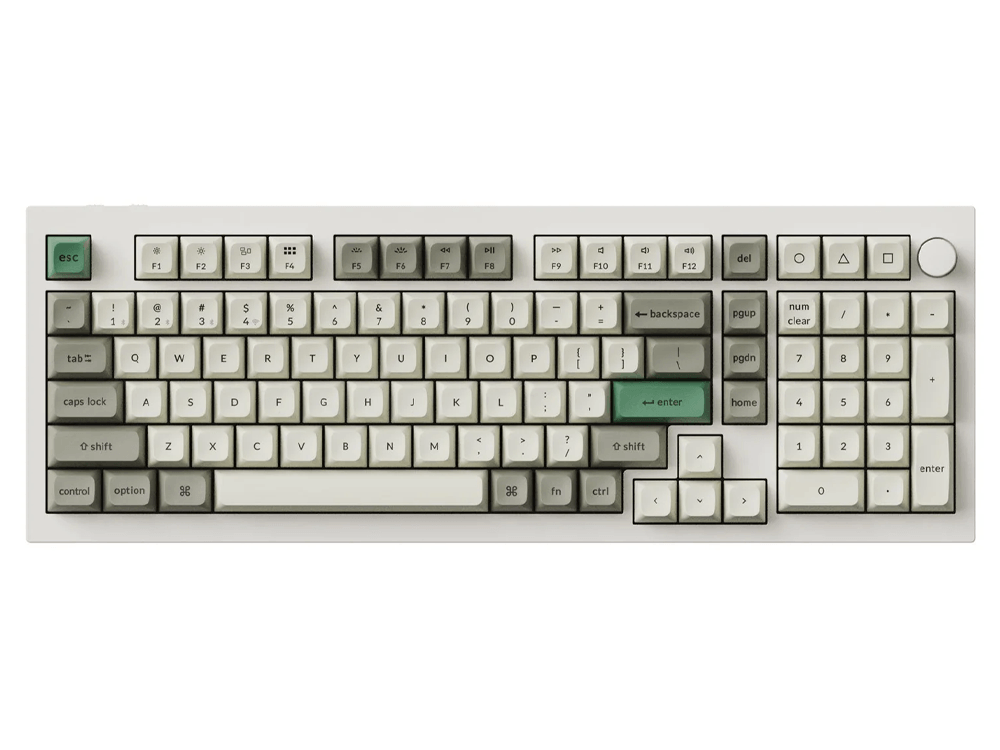 Keychron Q5 Max QMK/VIA RGB Wireless Keyboard - Gateron Brown Switches ...