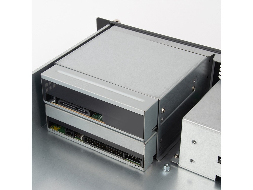 SilverStone RM23-502 Dual Bay 2U Micro-ATX Rackmount Industrial Server Case