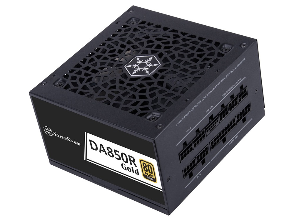 SilverStone DA850R Gold 850W 80+ Gold ATX 3.0 PCIe 5.0 Fully Modular ...