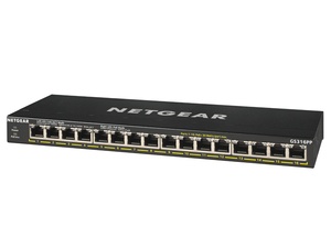 Netgear GS316PP 16-Port Gigabit Ethernet Unmanaged PoE+ Switch ...