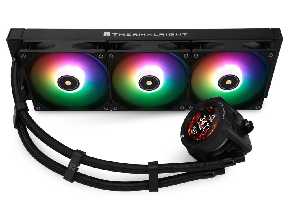 Thermalright Core Vision 360 ARGB AIO Liquid CPU Cooler - Black | CPU ...