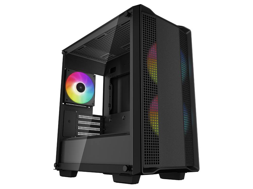Deepcool CC360 ARGB Tempered Glass mATX Case - Black | Fast Delivery ...