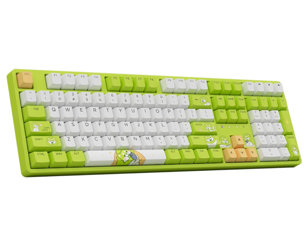 Akko Cabbage Dog 5108B Plus Cream Yellow Pro Switch Keyboard | Akko ...