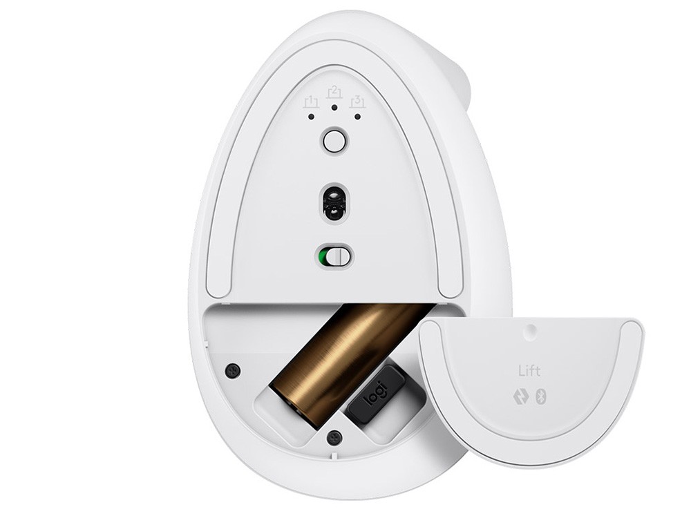 Logitech Lift Wireless Vertical Ergonomic Mouse - Off-white | Mice ...