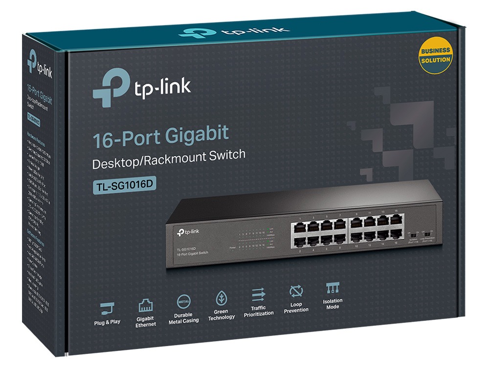 TP-Link TL-SG1016DE 16-Port Gigabit Easy Smart Switch | Networking Switches