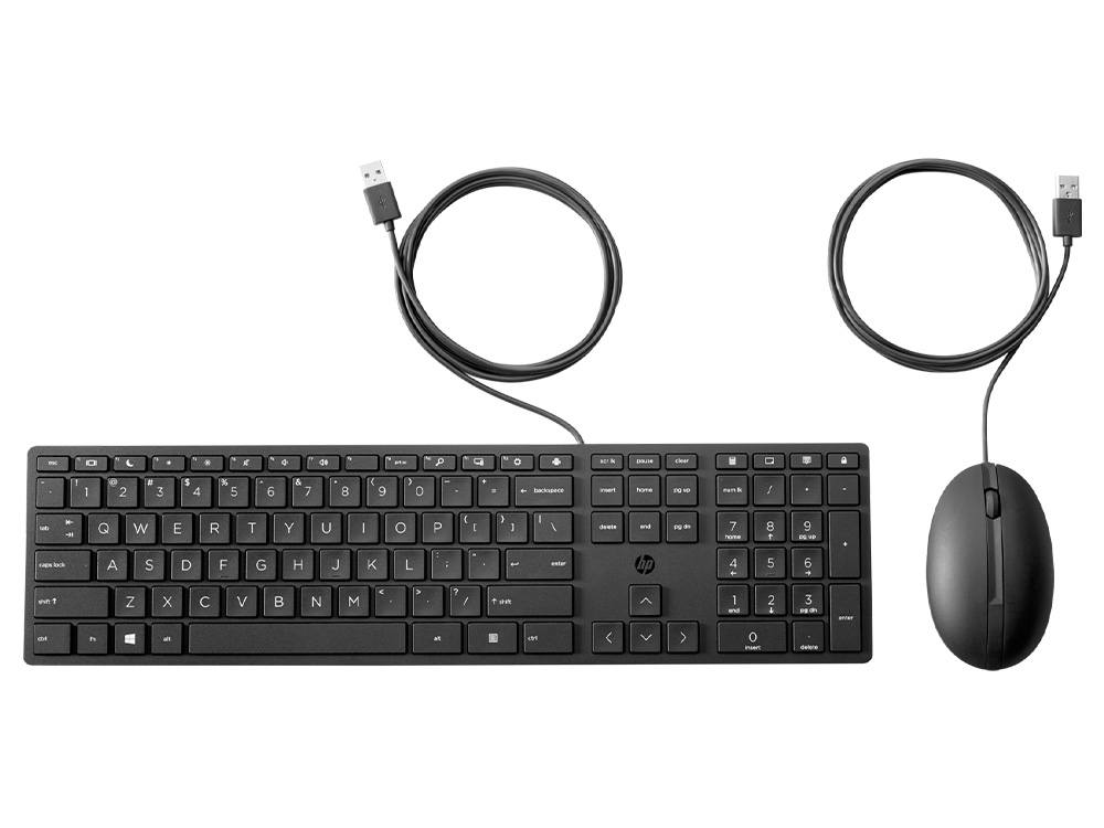 HP Wired Desktop 320MK Mouse and Keyboard Combo | Hewlett Packard | 9SR36AA