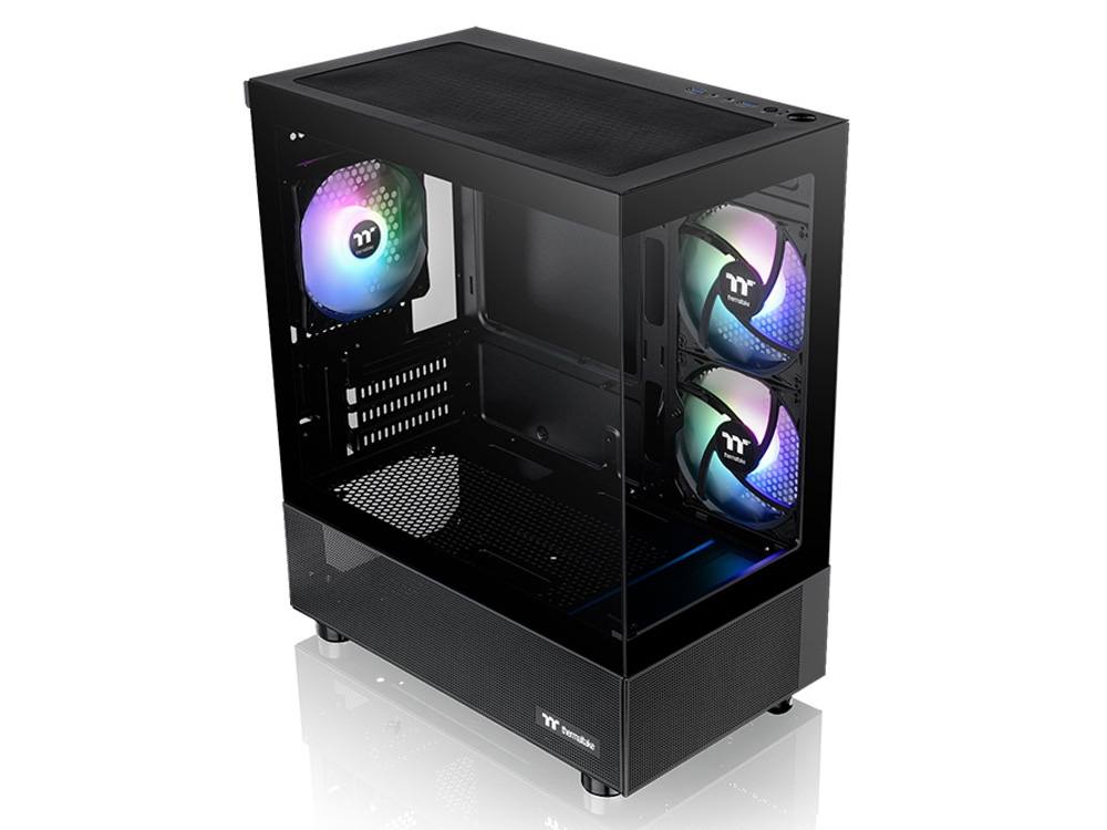 Thermaltake View 170 Tempered Glass ARGB mATX Case - Black [CA-1Z4 ...