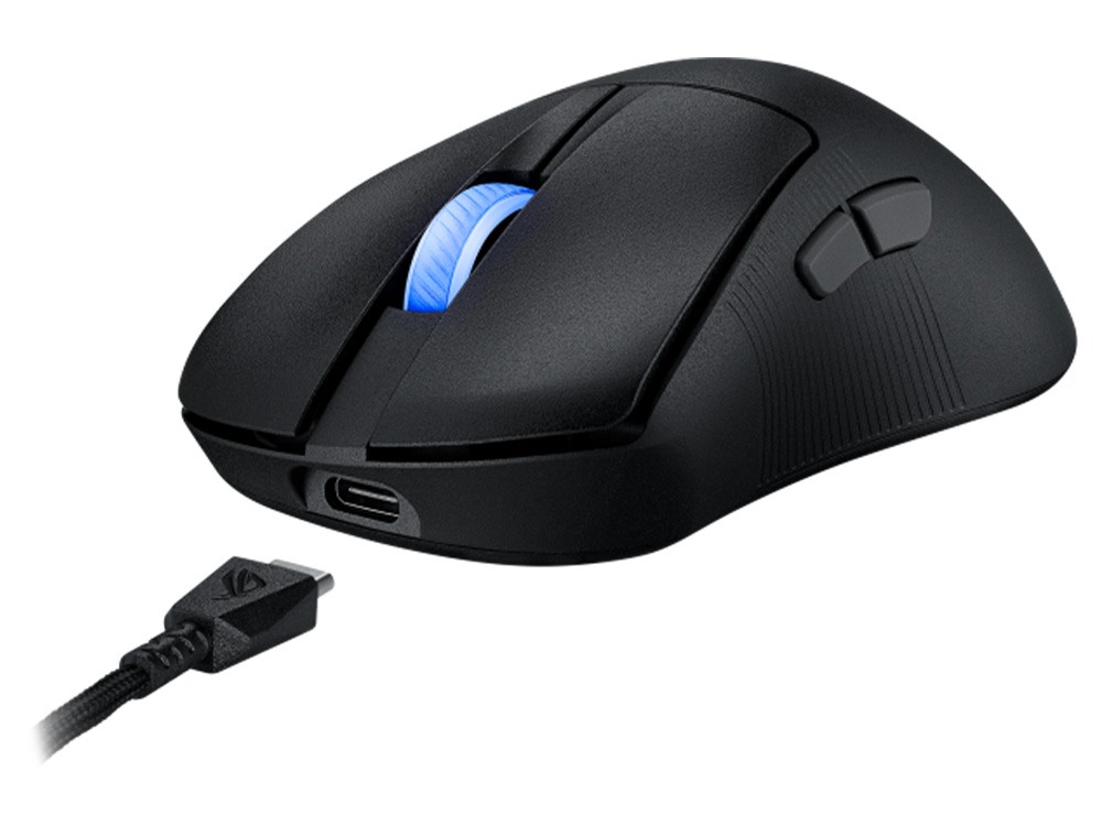 ASUS ROG Keris II Ace Wireless Gaming Mouse - Black [ROG KERIS II WL ...