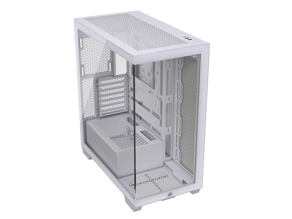 Corsair 3500X Tempered Glass Mid-Tower PC Case - White [CC-9011277-WW]