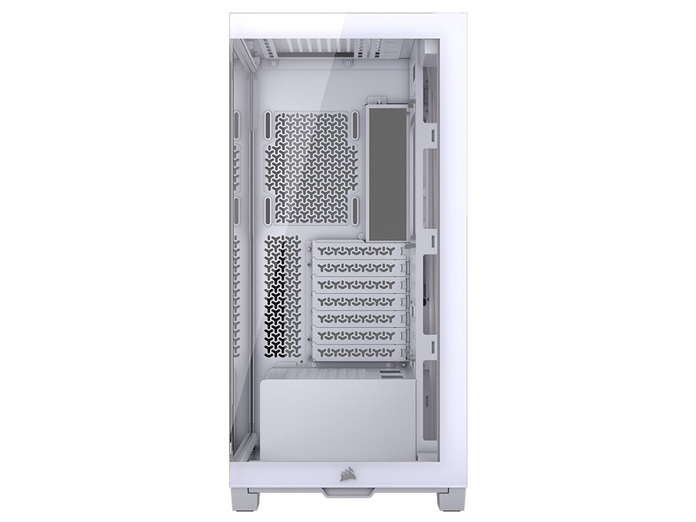 Corsair 3500X Tempered Glass Mid-Tower PC Case - White [CC-9011277-WW]