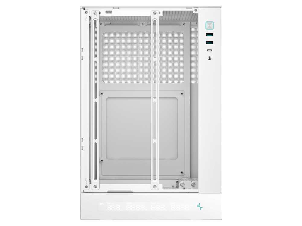 Deepcool CH170 DIGITAL WH Vertical Mini-ITX Case - White [R-CH170 ...