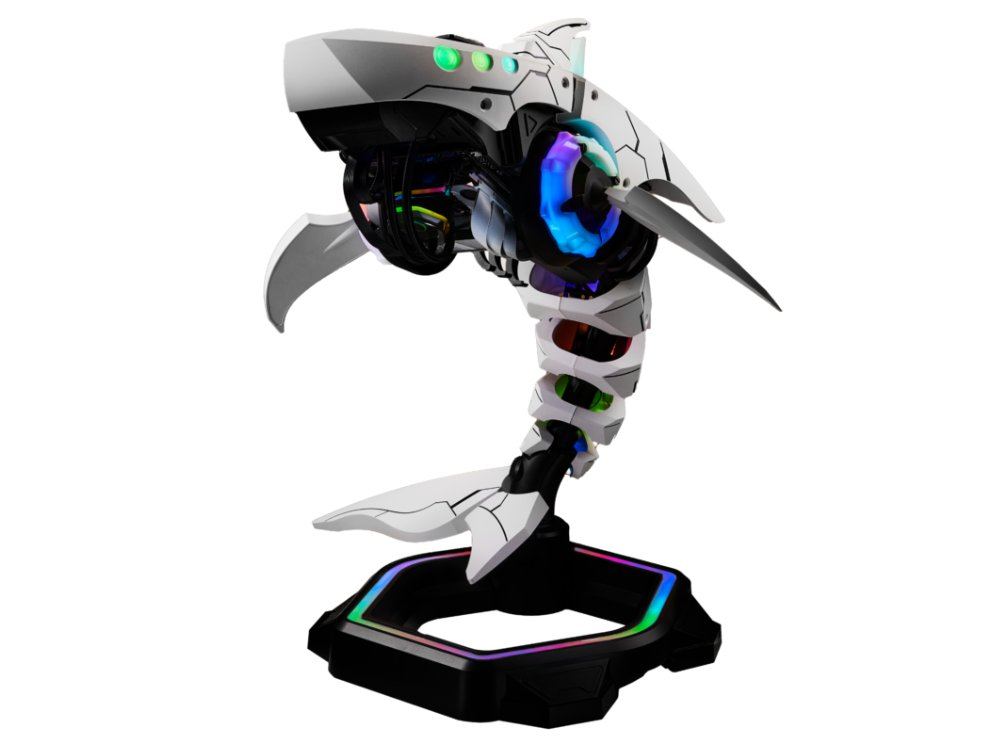 Cooler Master Shark X Mini-ITX Case with PSU, Radiator and RGB Fan [ABK ...