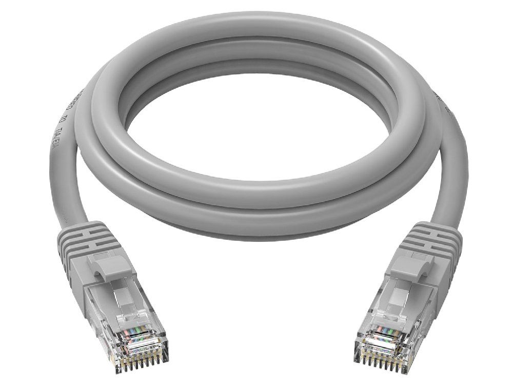 Cruxtec 20m Cat 6 Ethernet Cable - Grey [RC6-200-GY]
