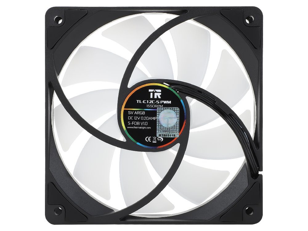 Thermalright TL-C12C-S X3 ARGB 120mm Fan - Black (3-Pack) [TL-C12C-S X3]