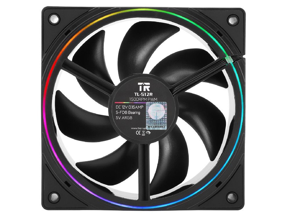 Thermalright TL-S12R ARGB 120mm Reverse Fan - Black [TL-S12R]