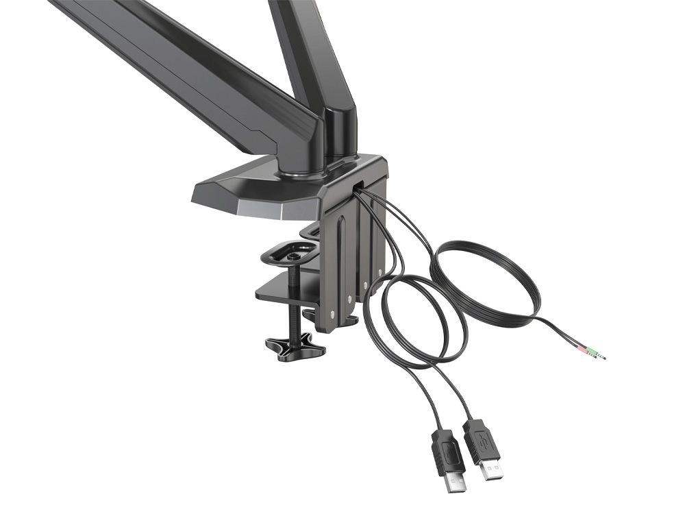 VisionMounts Height Adjustable Dual Monitor Stand [VM-GM224U]